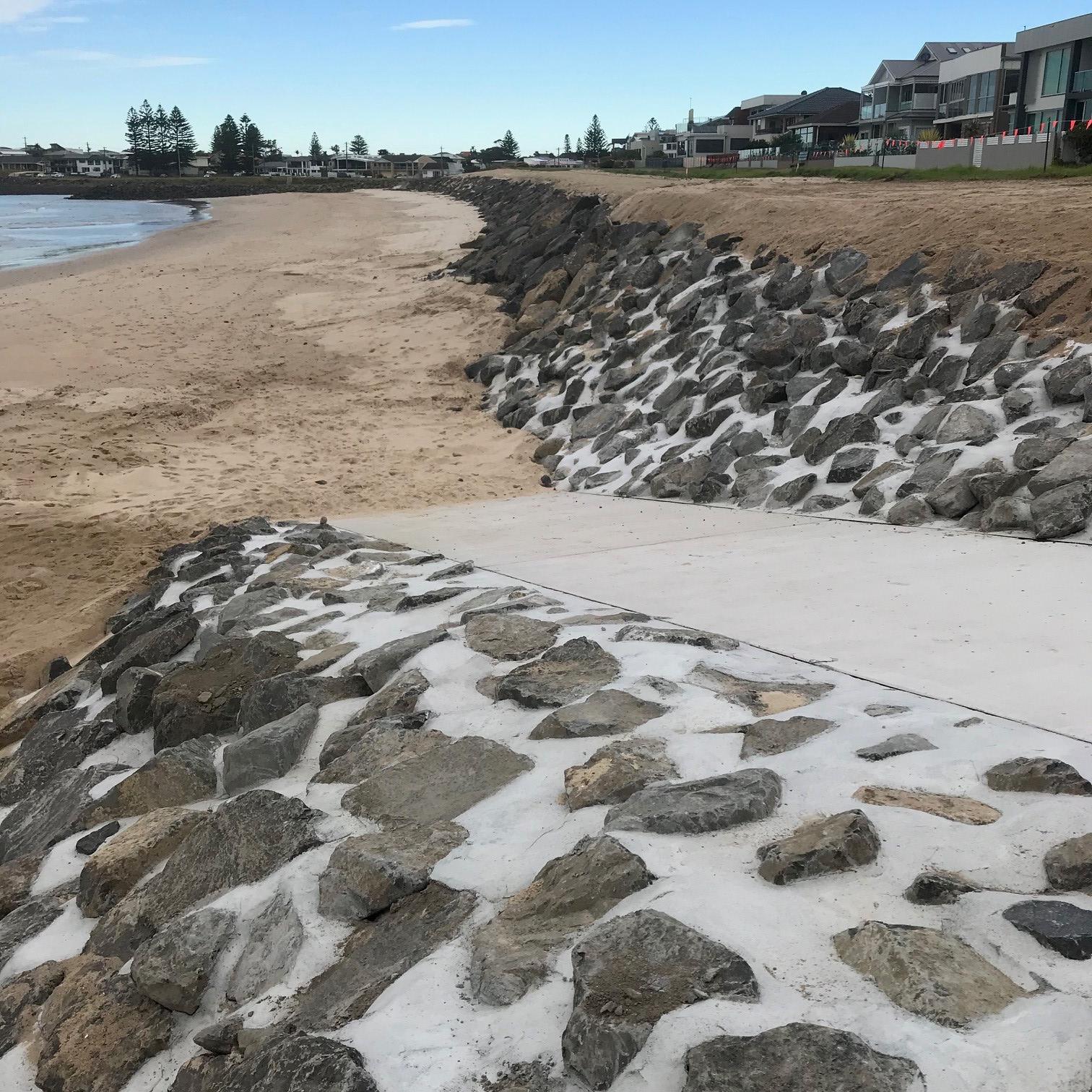 New Warilla Beach seawall designed to withstand nature's impact ...
