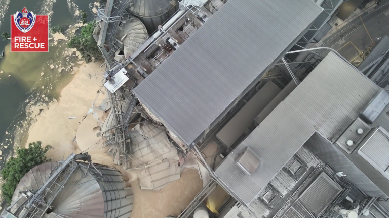 Thousands of tonnes of grain spilt in silo collapse at Bomaderry ...