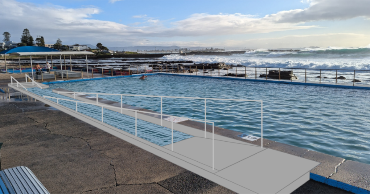 Wave of accessibility upgrades to historic Shellharbour ocean pool to ...